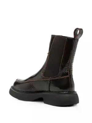 COPENHAGEN  Patent-leather Ankle Chelsea Boots