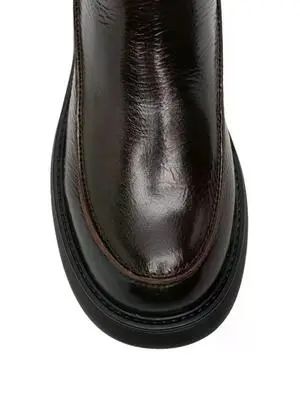 COPENHAGEN  Patent Leather Ankle Chelsea Boots