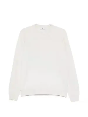 MAGAZZINO RICAMBI Ribbed-trim Crew-neck Sweater - Neutrals