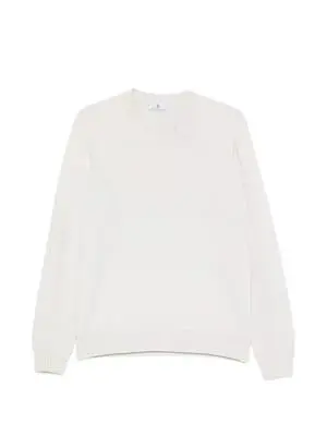 MAGAZZINO RICAMBI Ribbed-trim Crew-neck Sweater - Neutrals