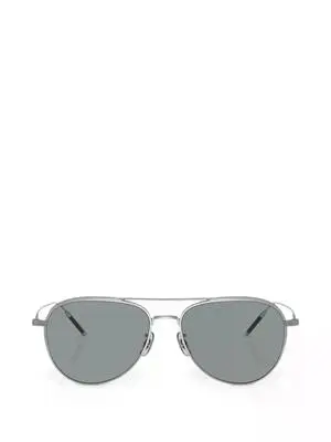 Oliver Spencer Aviator Sunglasses - Silver
