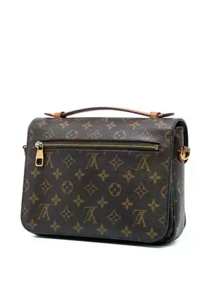 LOUIS VUITTON 2015 Monogram Pochette Metis Satchel