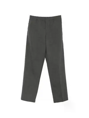 LARDINI Elasticated Waistband Trousers - Grey