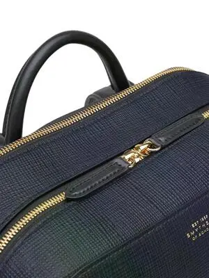 Smythson Zip-around Leather Backpack