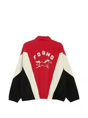FOUND Logo-patch Panelled Jacket