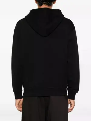 Palm Angels Neck Logo Printed Hoodie
