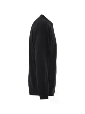 Stone Island Embossed-stitch Logo-patch Sweater