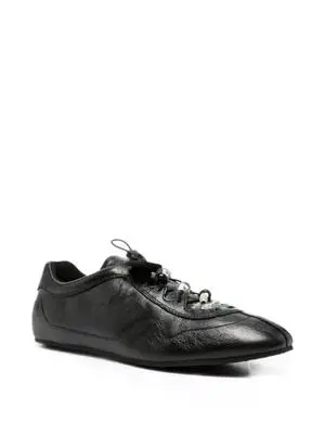 Cecilie Bahnsen Blaise Embellished Leather Sneakers