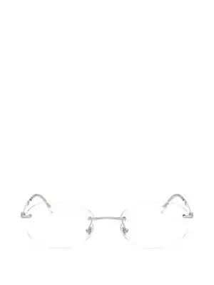Ray-ban Rimless Oval Eyeglasses