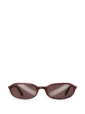 ROTATE BY BIRGER CHRISTENSEN Oval-frame Sunglasses - Red