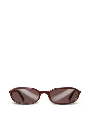 ROTATE BY BIRGER CHRISTENSEN Oval Frame Sunglasses - Red