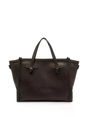 GIANNI CHIARINI Miss Marcella Grained Leather Tote Bag