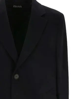Zegna Single-breasted Notch-lapel Coat