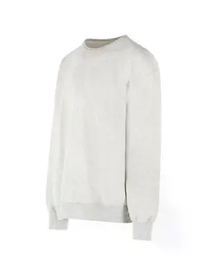 MAISON MARGIELA Denim-patchwork Crew-neck Sweatshirt