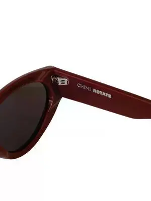 ROTATE BY BIRGER CHRISTENSEN Burgundy Cat-eye Sunglasses