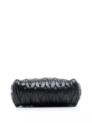 Miu Miu Matelassé Nappa Lux Charm Shoulder Bag