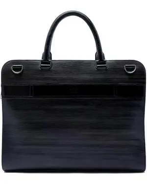 LOUIS VUITTON 2011 Epi Bassano Gm Business Bag - Black