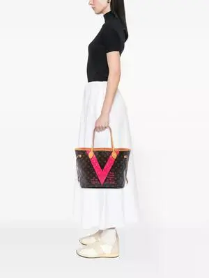 LOUIS VUITTON 2015 Limited Edition Monogram Grenade V Neverfull Mm Tote Bag