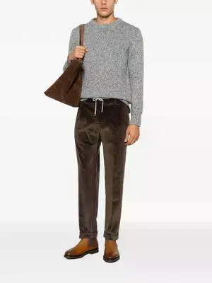 DOPPIAA Marl-knit Crew-neck Sweater - Grey