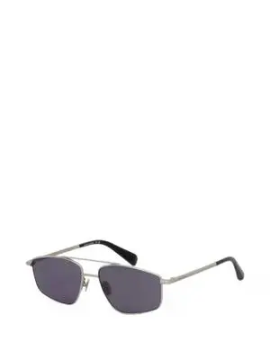 ALLSAINTS Virgo Geometric Frame Sunglasses - Silver
