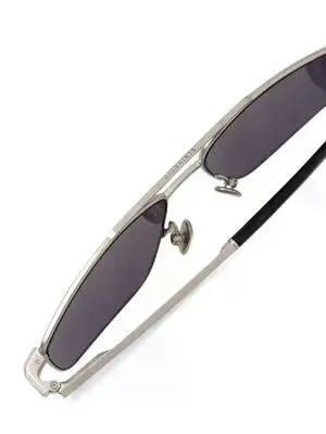 ALLSAINTS Virgo Geometric Frame Sunglasses - Silver