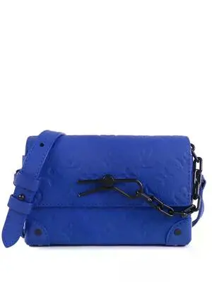 LOUIS VUITTON 2021-2026 Monogram Taurillon Steamer Wearable Wallet Crossbody Bag - Blue