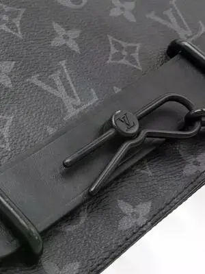 LOUIS VUITTON 2020-2025 Monogram Eclipse Steamer Messenger Crossbody Bag