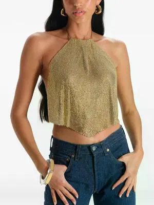 MANURI Chainmail Halterneck Top