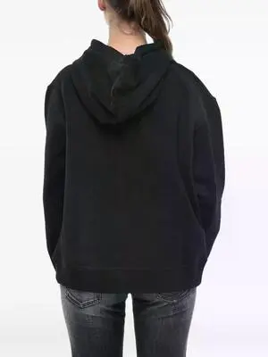 Dsquared2 Monogram-plaque Drawstring Hoodie