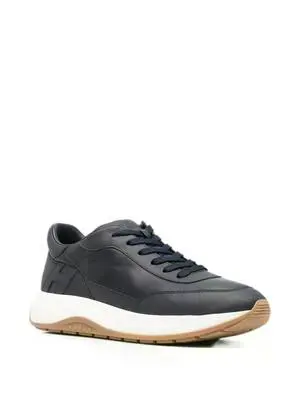 Hogan Logo Patch Leather Sneakers