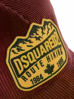 Dsquared2 Embroidered Corduroy Baseball Cap