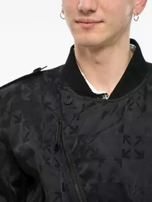 Off-White Arrows-jacquard Bomber Jacket