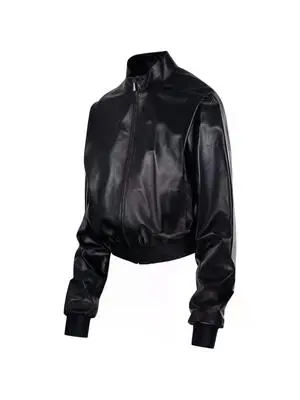 Gucci Zip-up Leather Jacket
