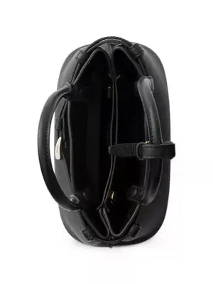 Prada Buckle Small Leather Bag With Belt