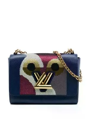 LOUIS VUITTON Epi Owl Twist Mm Crossbody Bag - Blue