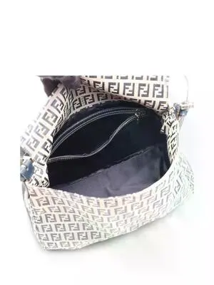 Fendi 2000s Ff Logo Mamma Baguette Shoulder Bag