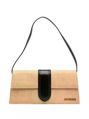 Jacquemus 2010-2026 Raffia Le Bambino Long Shoulder Bag - Neutrals