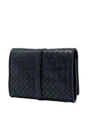 Bottega Veneta 2012-2026 Nappa Intrecciato Jewelry Roll - Black