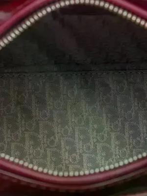 Dior 2011 Medium Patent Cannage Lady Satchel - Red