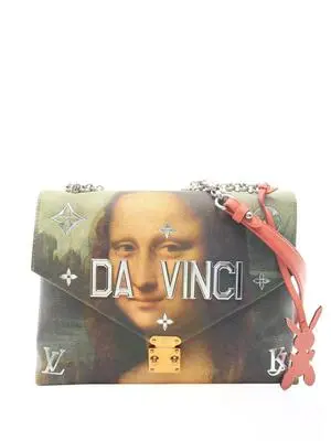 LOUIS VUITTON 2015-2026 Jeff Koons Masters Collection Da Vinci Chain Bag Satchel - Brown