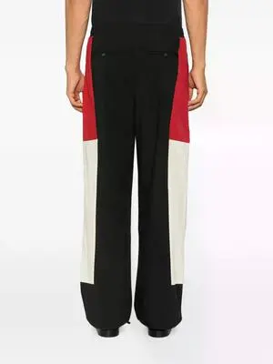 FOUND Color-blocked Track Pants With Embroidered Logo