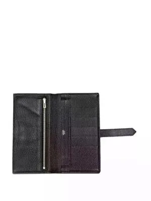 Hermès 2012 Chevre Mysore Bearn Soufflet Wallet Long Wallets