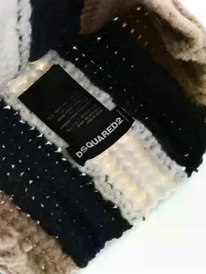 Dsquared2 Striped-pattern Beanie Hat