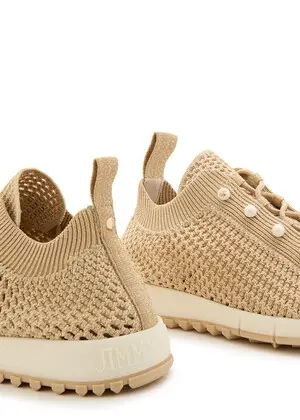 JIMMY CHOO Veles Mesh-knit Sneakers