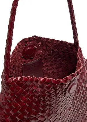 Dragon Diffusion Santa Maria Woven Leather Shoulder Bag