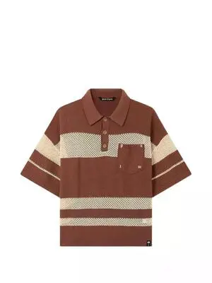 Palm Angels Palm Type Loose-knit Polo