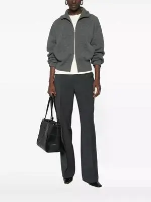 Extreme Cashmere Zip-up Knitted Sweater