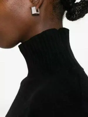 ARAGONA Roll-neck Ribbed-trim Sweater