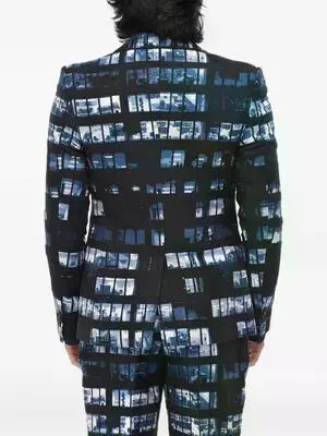 Off-White Windows-print Single-breasted Blazer