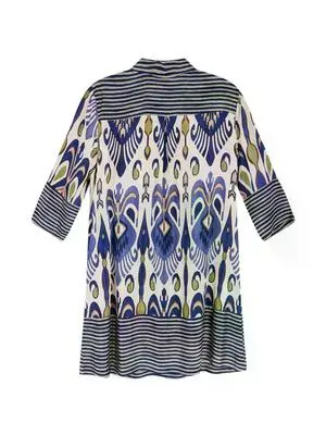 BYE FIRENZE Patterned Mini Dress
